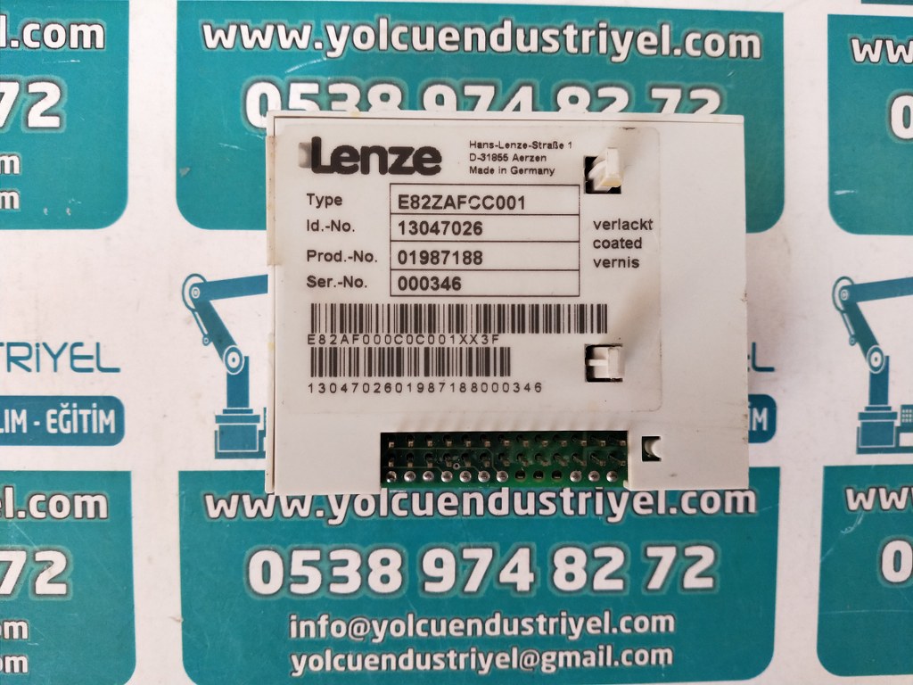 E82ZAFCC001 Lenze 8200 Vector Sürücü CAN BUS Module fiyatı,